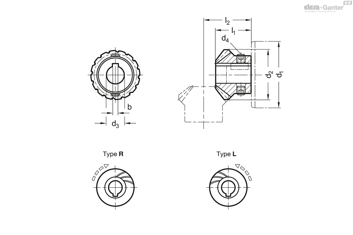 Spiral Bevel Gear Drawing