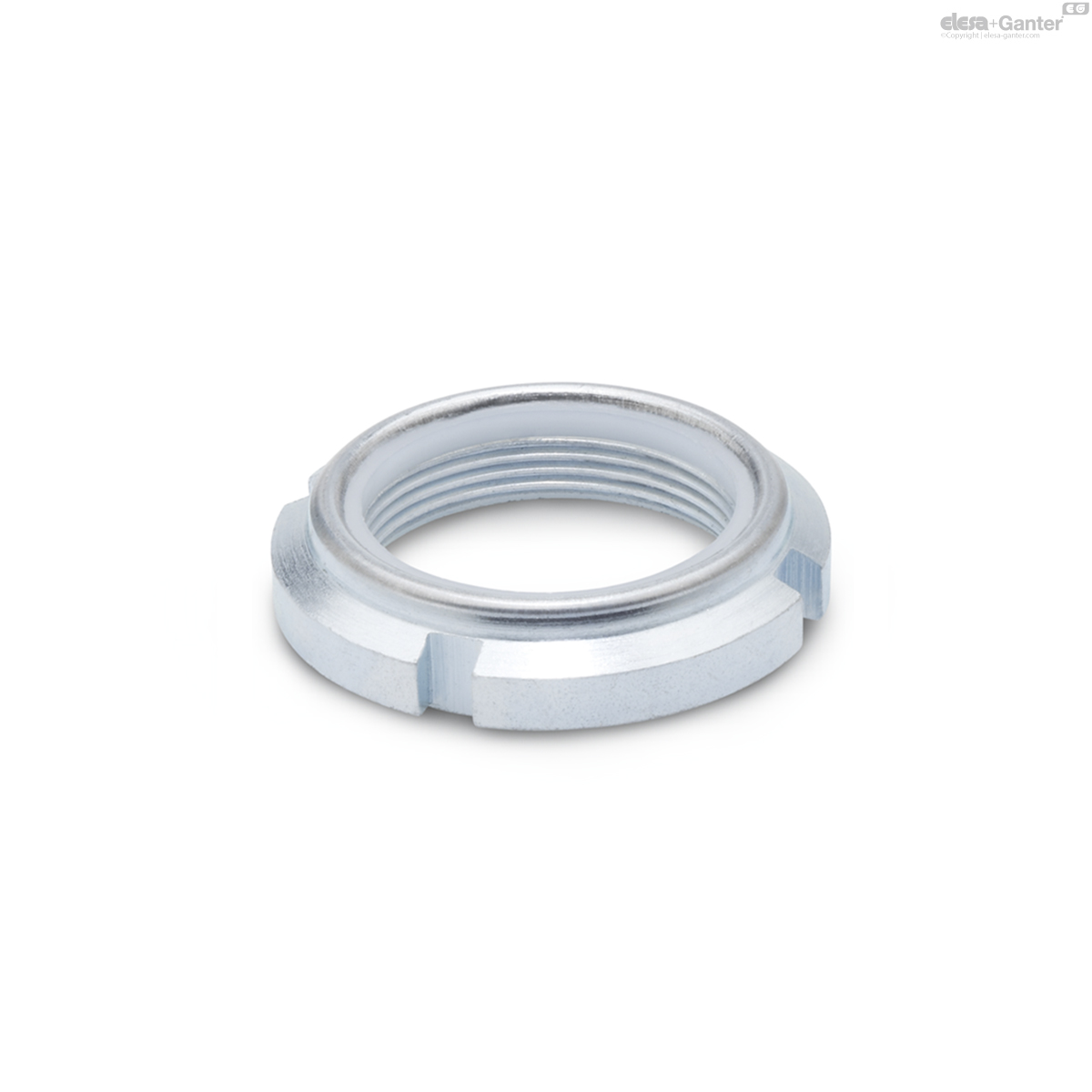 Winco Slotted Round Nut Stainless Zoro, 50% OFF