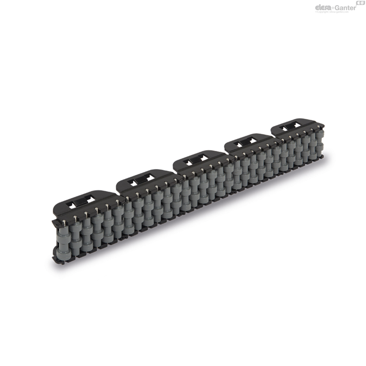 GLB-1-RT Articulated side guides Cylindrical contact