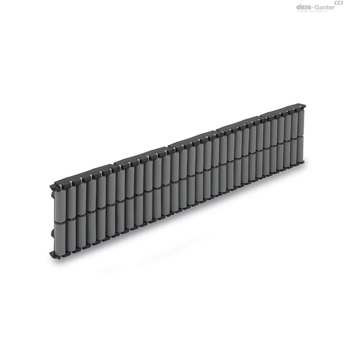 GLB-2-RC Articulated side guides Cylindrical rollers