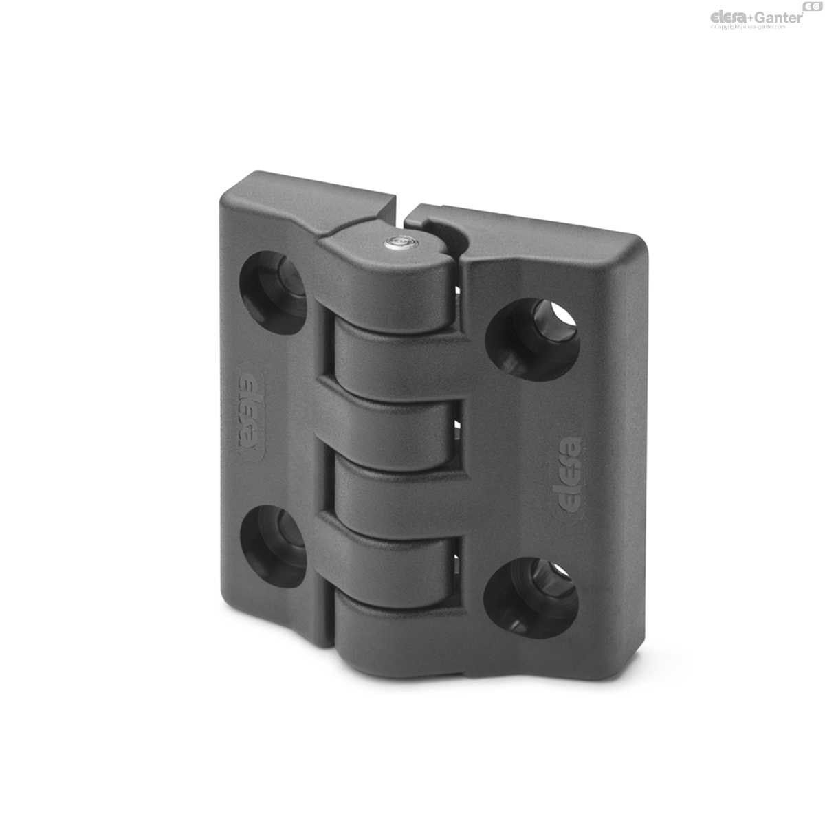 CFA-F-CH Detent hinges Pass-through holes, cylindrical head screws