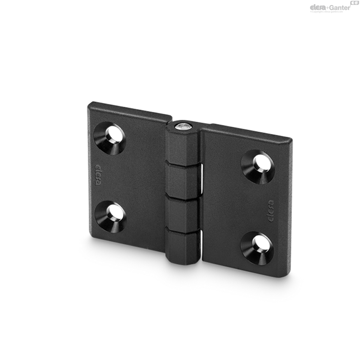 CFM-L-A Horizontally elongated hinges Pass-through holes for ...
