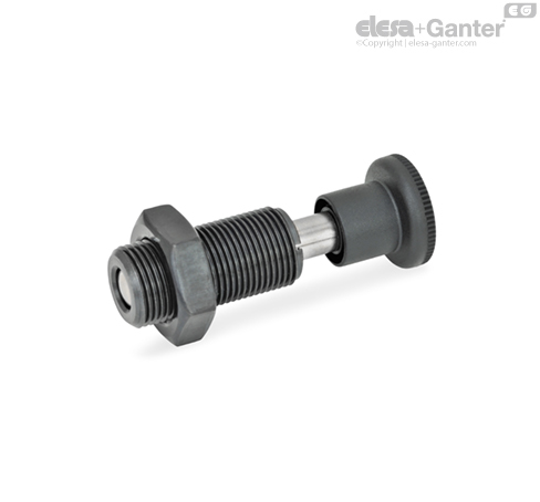 Industrial Hardware Ganter Plug Bolt With Axial Fuse - 10mm Galvanized ...