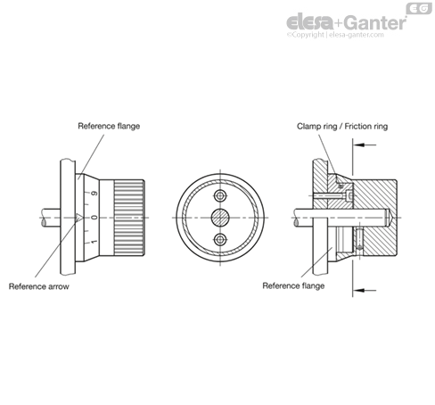 GN 723.4 Knurled Control knobs | Elesa+Ganter