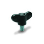 CWN-p Wing knobs Zinc-plated steel threaded stud