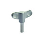 EWNM-SST-p Wing knobs Threaded pin | Elesa+Ganter
