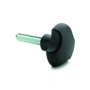 VTT-p Solid lobe knobs Zinc-plated steel threaded stud